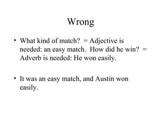 Adjectives and adverbs final | PPT