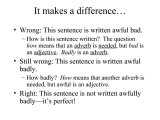 Adjectives and adverbs final | PPT