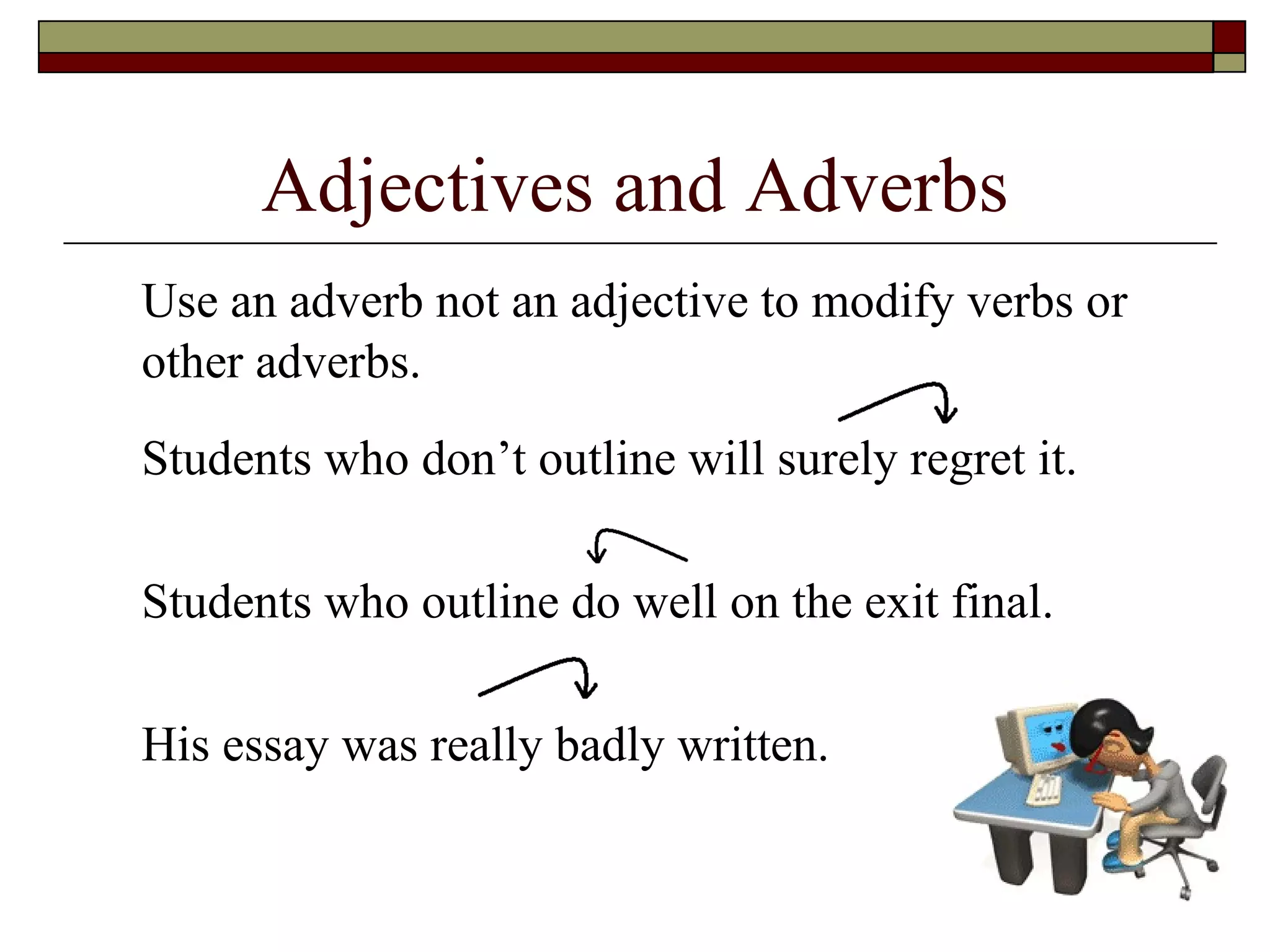 Adjectives And Adverbs1.12