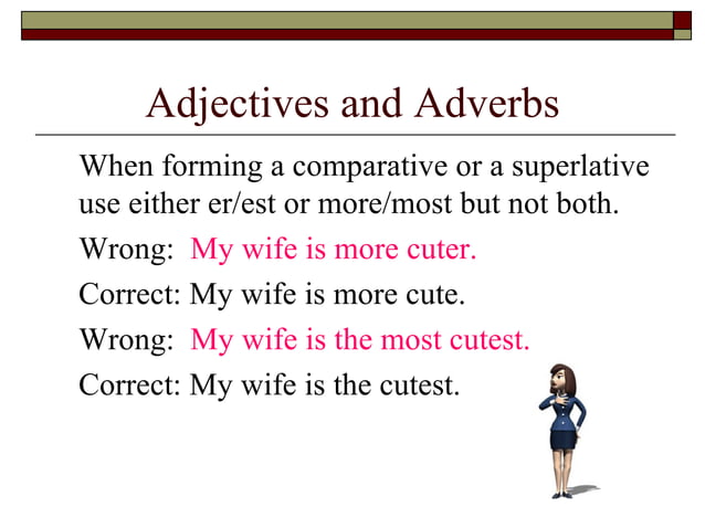 Adjectives And Adverbs1.12