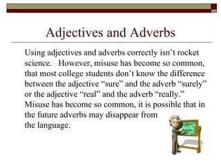 Adjectives And Adverbs1.12