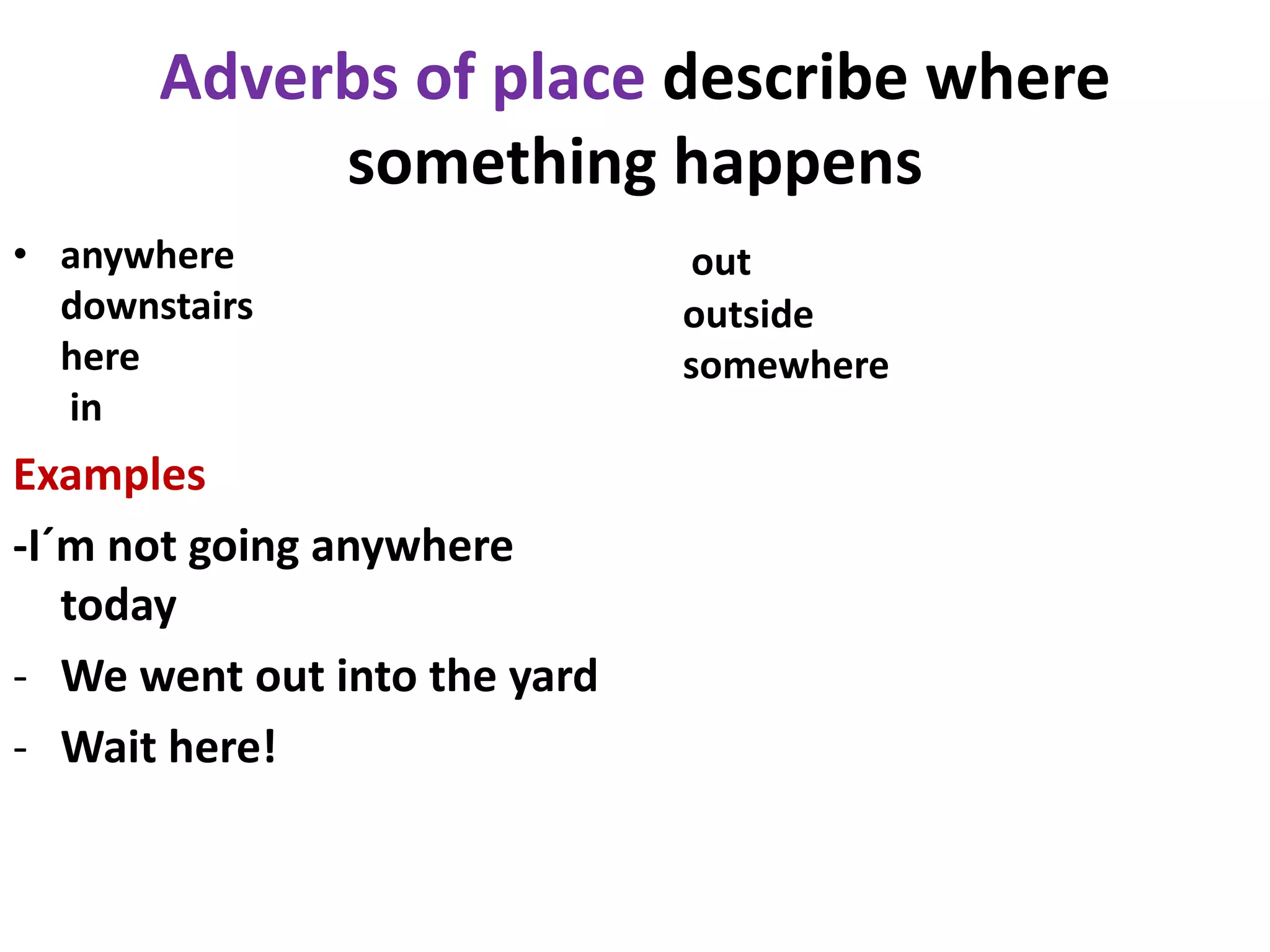 Adjectives and adverbs presentation | PPTX