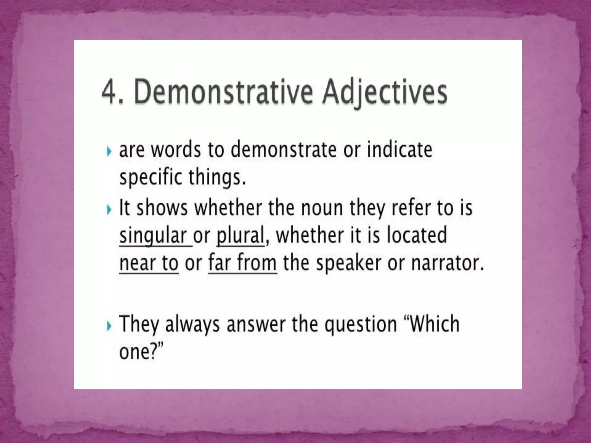 Adjectives and its types | PPTX