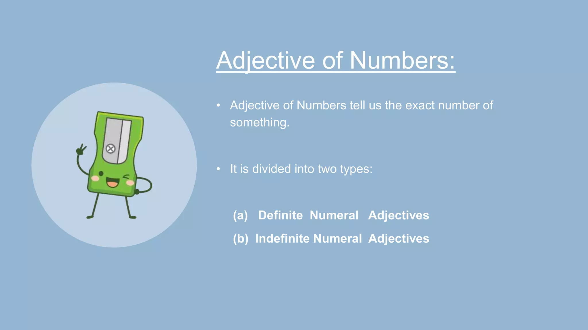 Adjectives and its types | PPTX