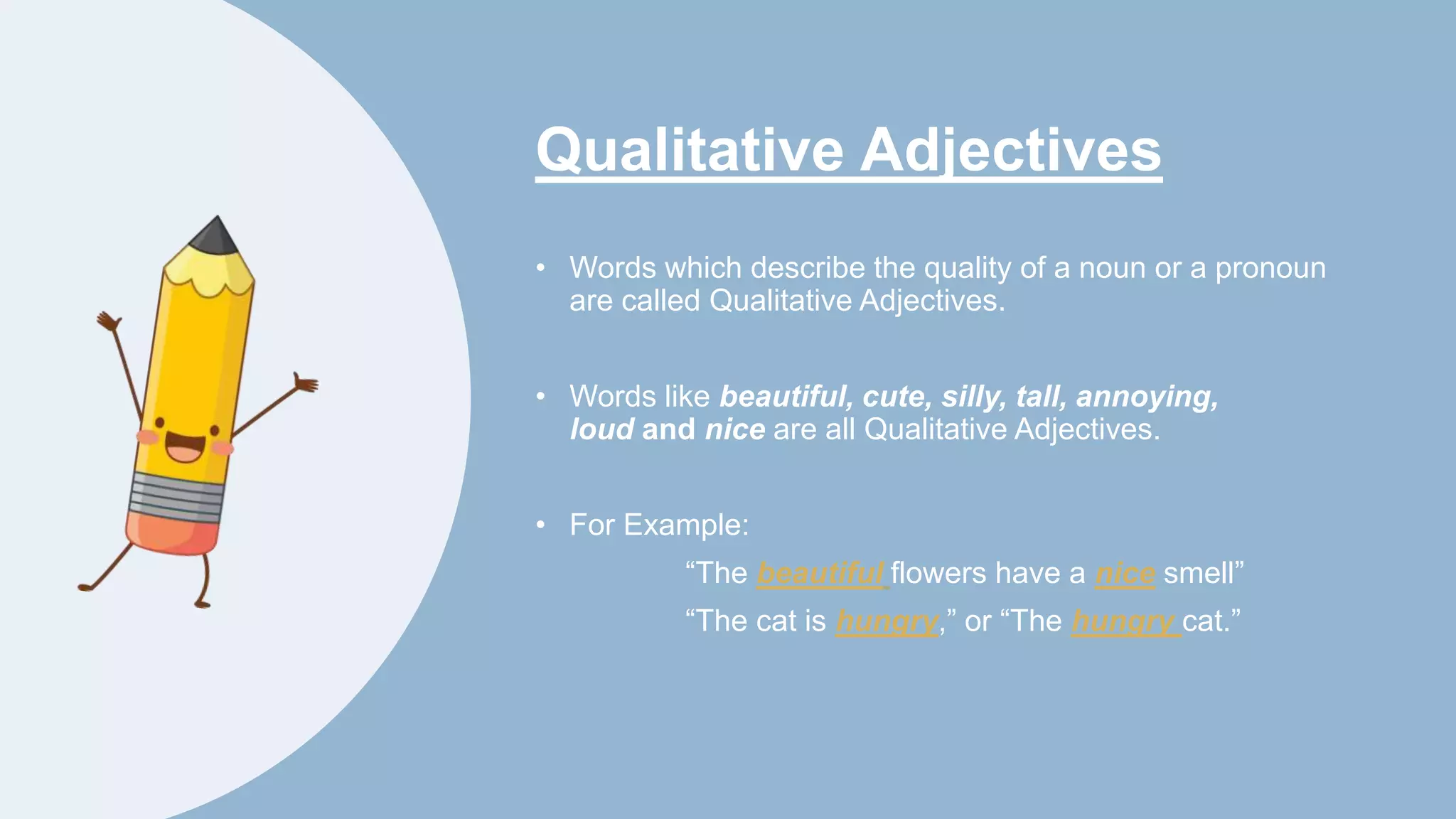 Adjectives and its types | PPTX