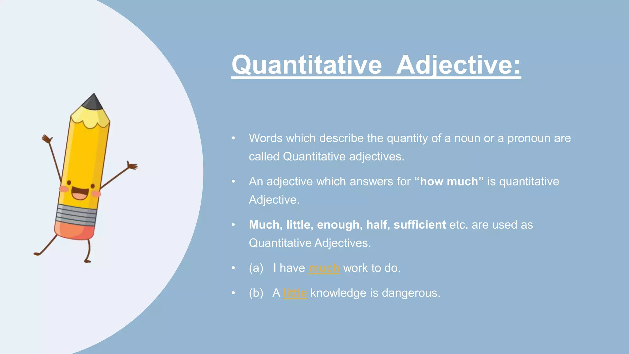 Adjectives and its types | PPTX