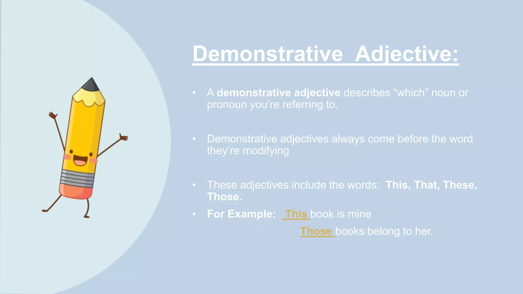 Adjectives and its types | PPTX