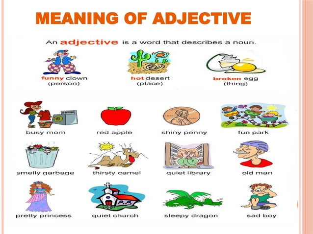 Adjectives and its types.powerpointpresentation | PPTX