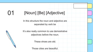 Adjectives and possessive adjectives Level 1.pptx