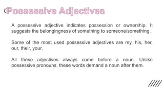 Adjectives and types | PPT