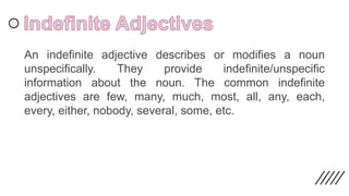 Adjectives and types | PPT