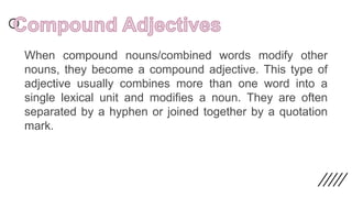 Adjectives and types | PPT
