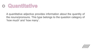Adjectives and types | PPT
