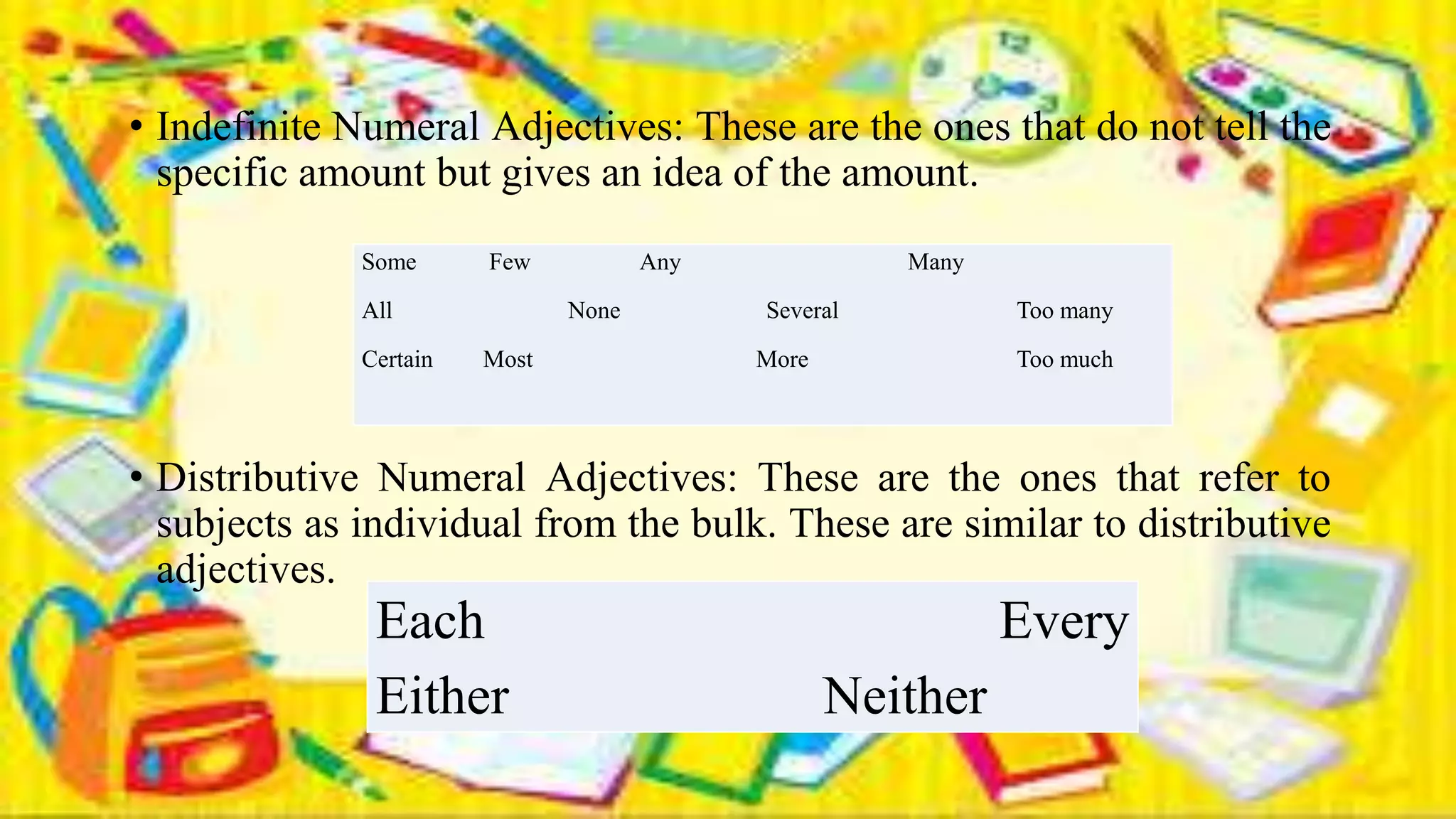 Adjectives and verbs | PPTX