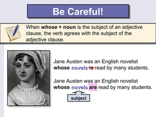 Adjectives clauses presentation | PPS