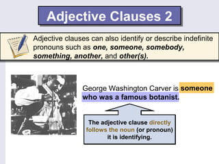 Adjectives clauses presentation | PPS