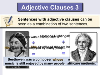 Adjectives clauses presentation | PPS