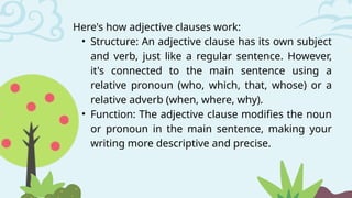 PRESENTASI MATERI BAHASA INGGRIS Adjectives clause.pptx