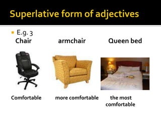Adjectives, comparatives, superlatives | PPTX