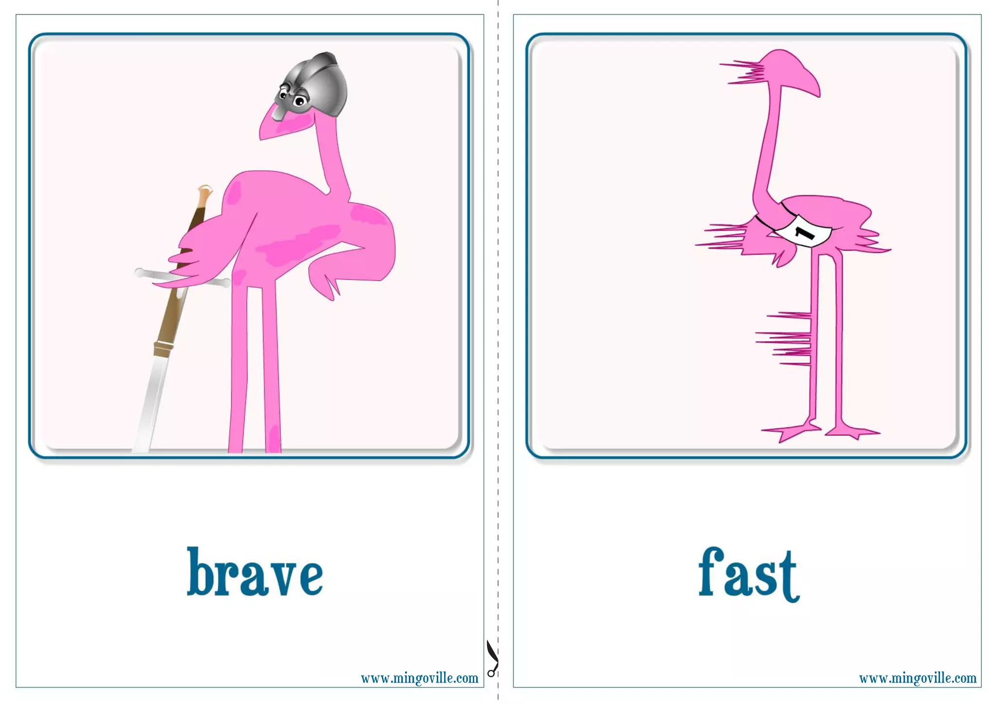 TESOL- Descriptive Adjectives Flashcard | PPT