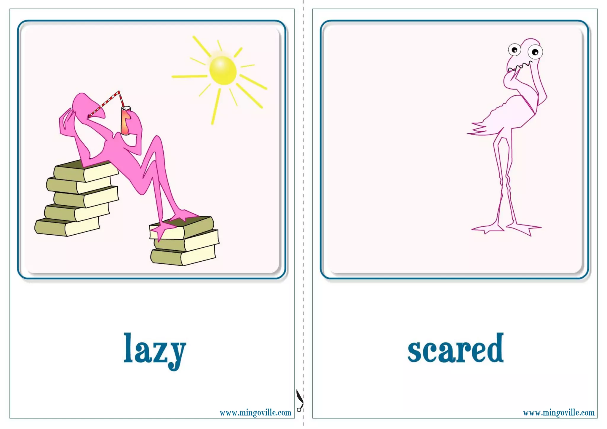 TESOL- Descriptive Adjectives Flashcard | PDF