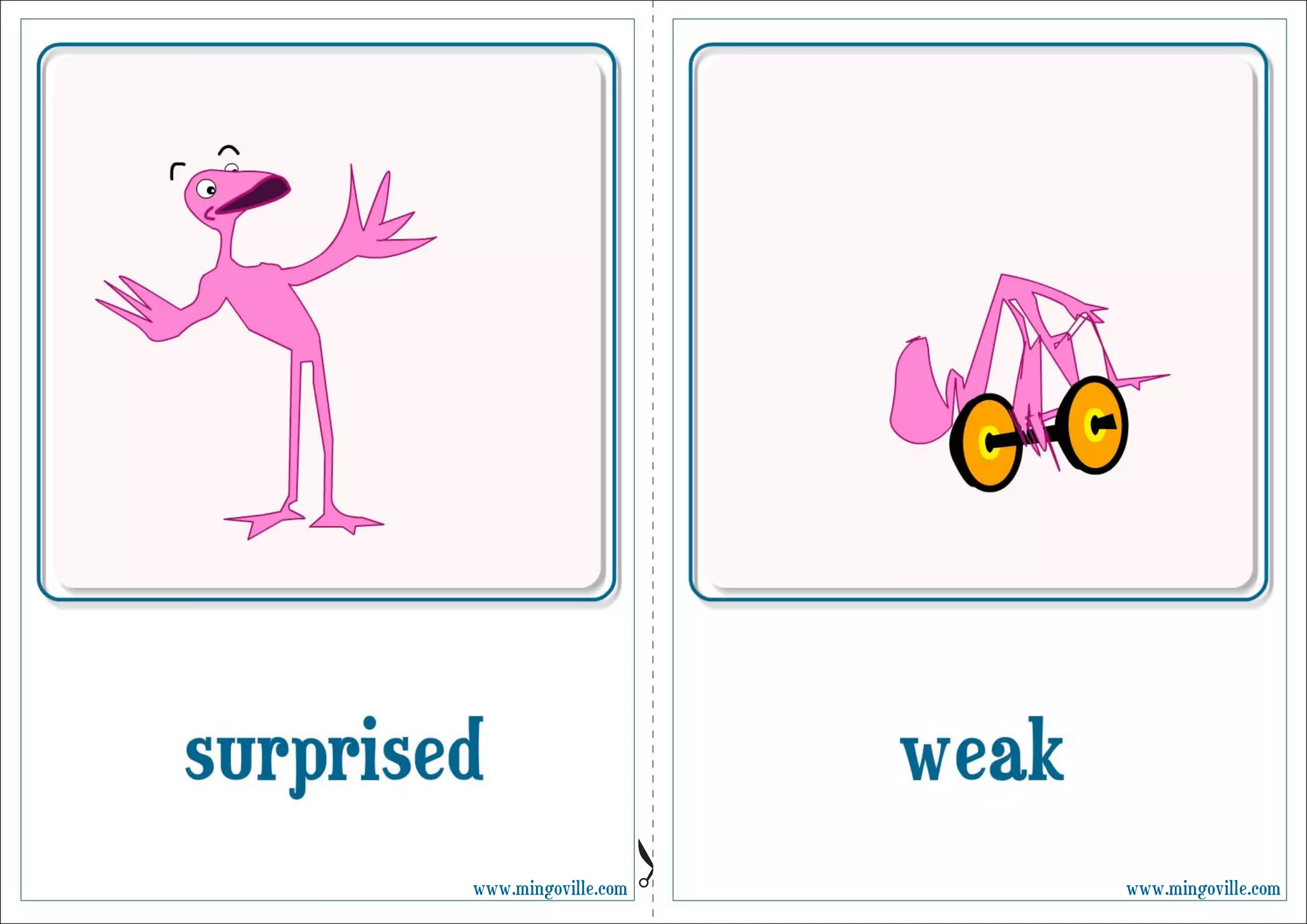 TESOL- Descriptive Adjectives Flashcard | PPT