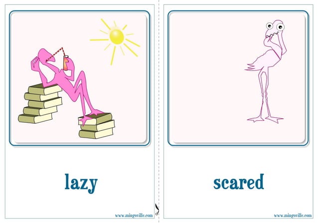 TESOL- Descriptive Adjectives Flashcard | PPT