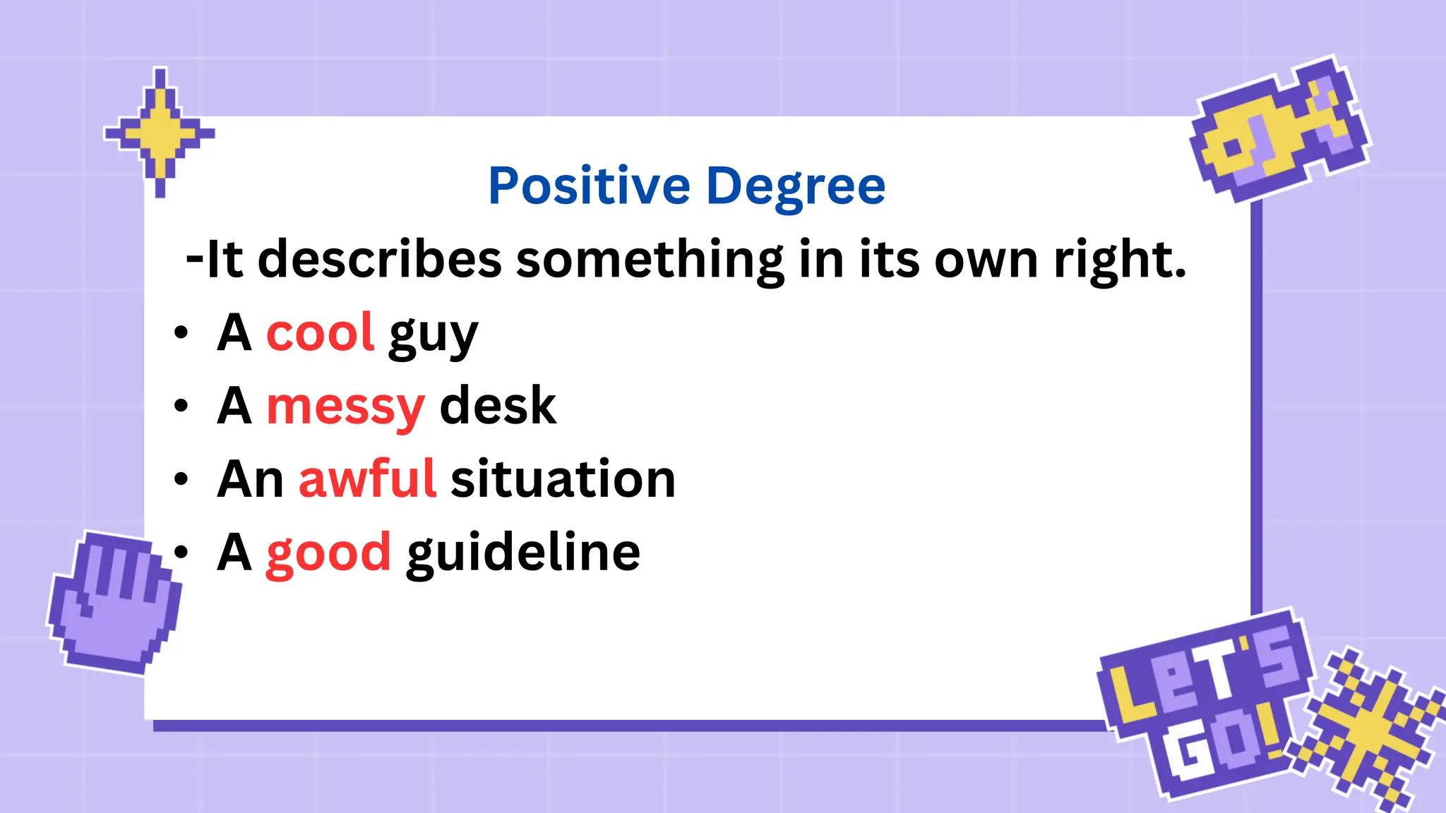 Adjectives; degrees of comparison for Grade 4.pptx