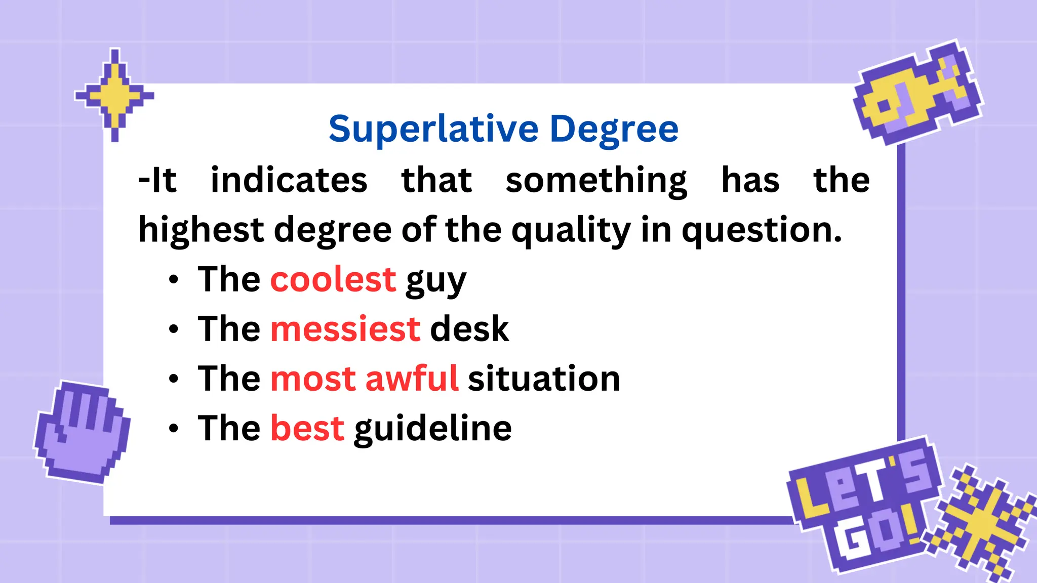 Adjectives; degrees of comparison for Grade 4.pptx