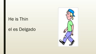 Adjectives descriptions 2 más adjetivos y descripciones | PPT