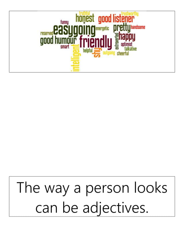 Adjectives Display | PDF