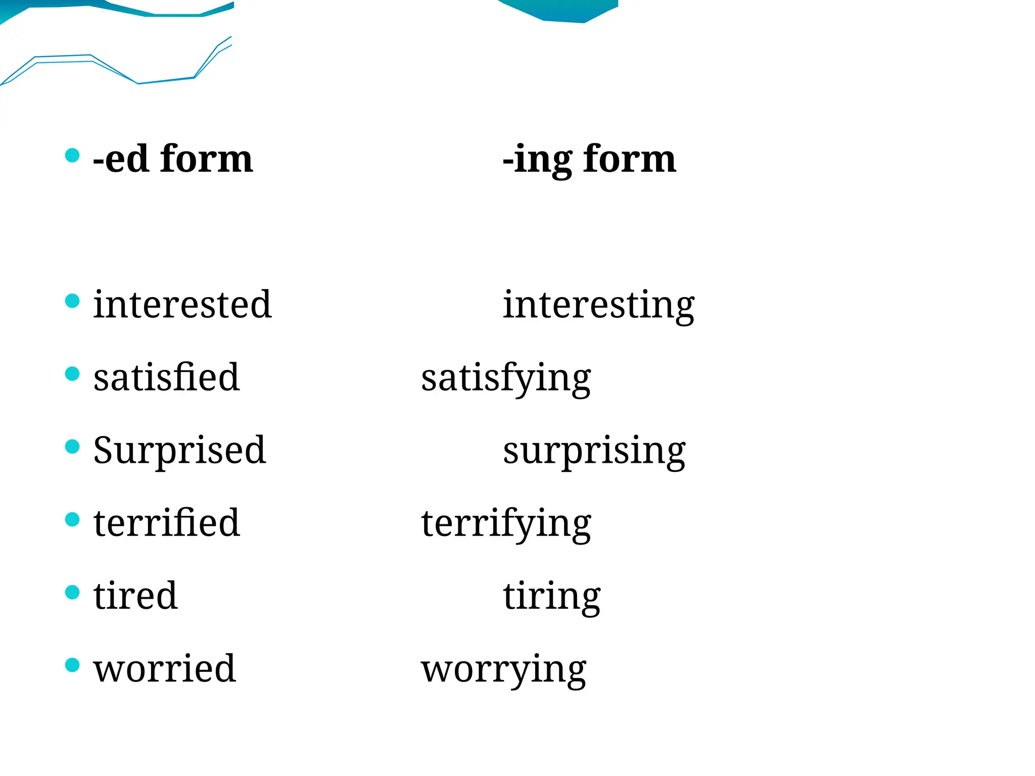 adjectives _ed and _ing, it explains the differences.ppt