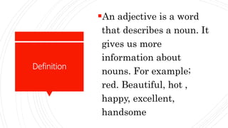 ADJECTIVES ENDING IN -IBLE, -ABLE 4TH MARCH, 2019.pptx