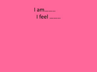 Adjectives feelings | PPTX