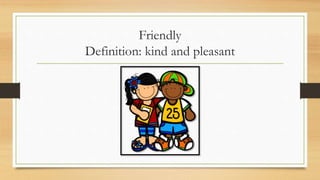 Adjectives for describing personality | PPTX