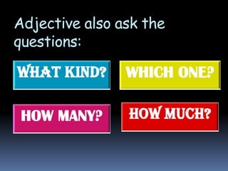 Adjectives (PPT) | PPTX
