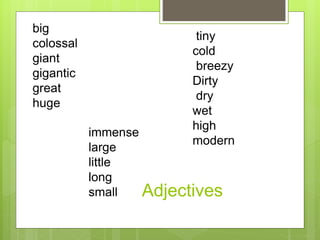 adjectives list .that can be used in school or high schoolpptx | PPTX ...