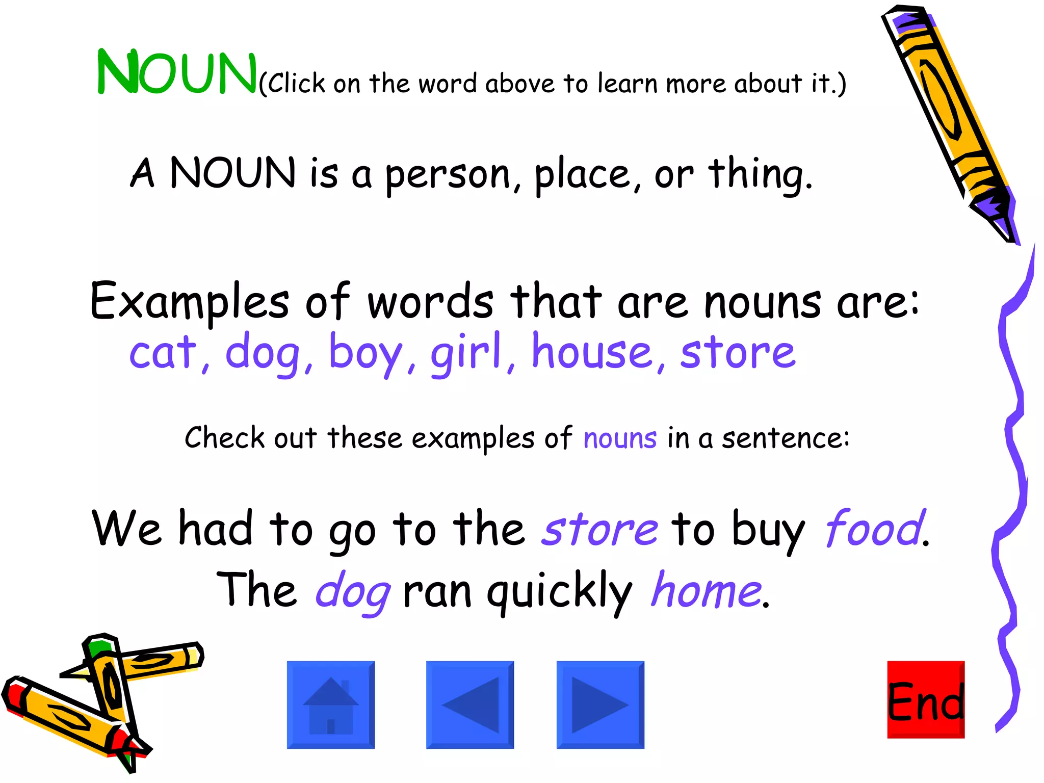 Adjectives, Nouns, Verbs, | PPT