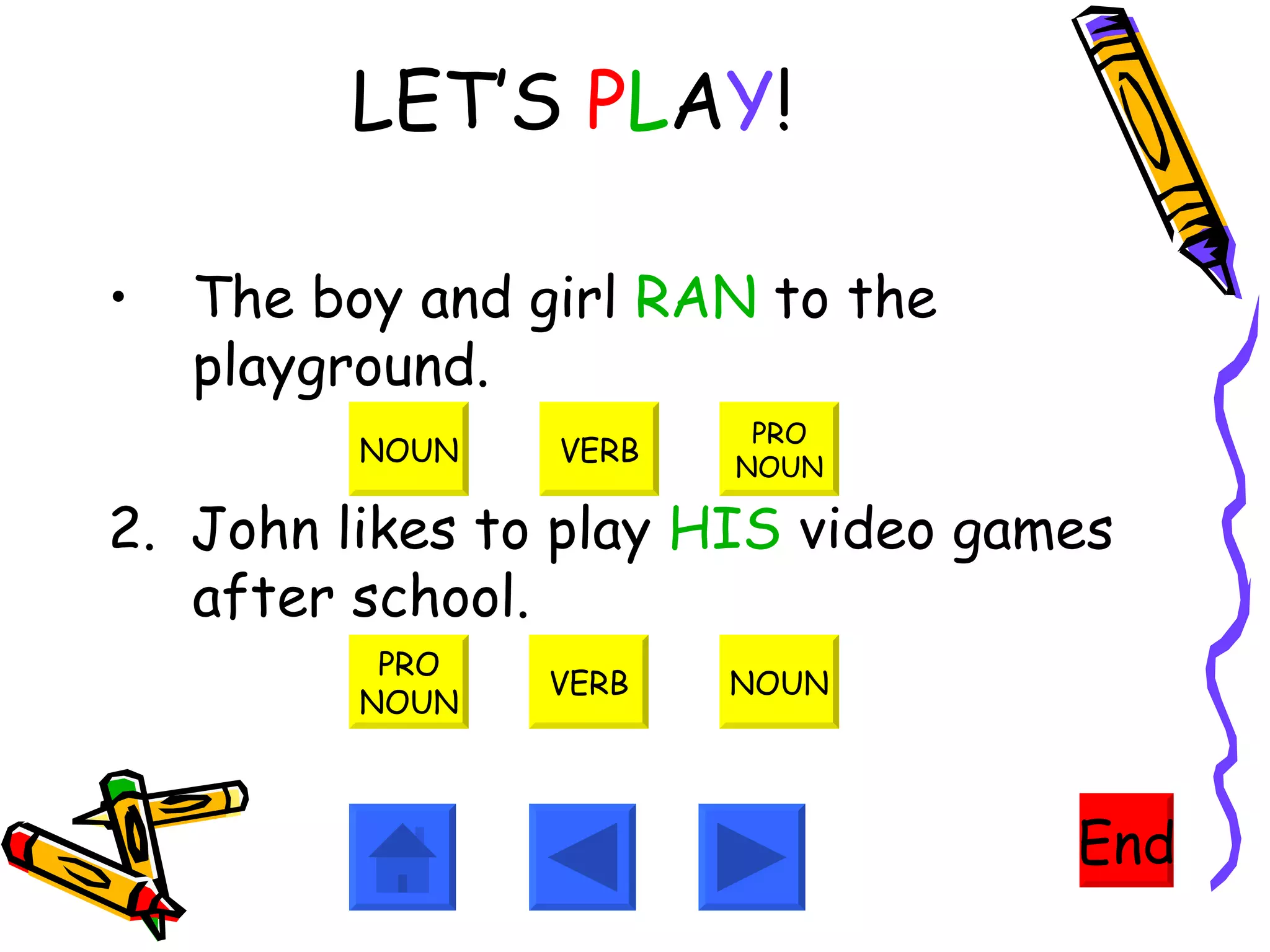 Adjectives, Nouns, Verbs, | PPT