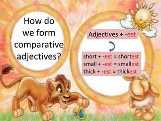 Adjectives of comparison | PPT