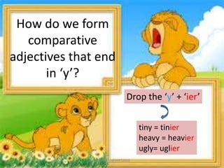 Adjectives of comparison | PPT