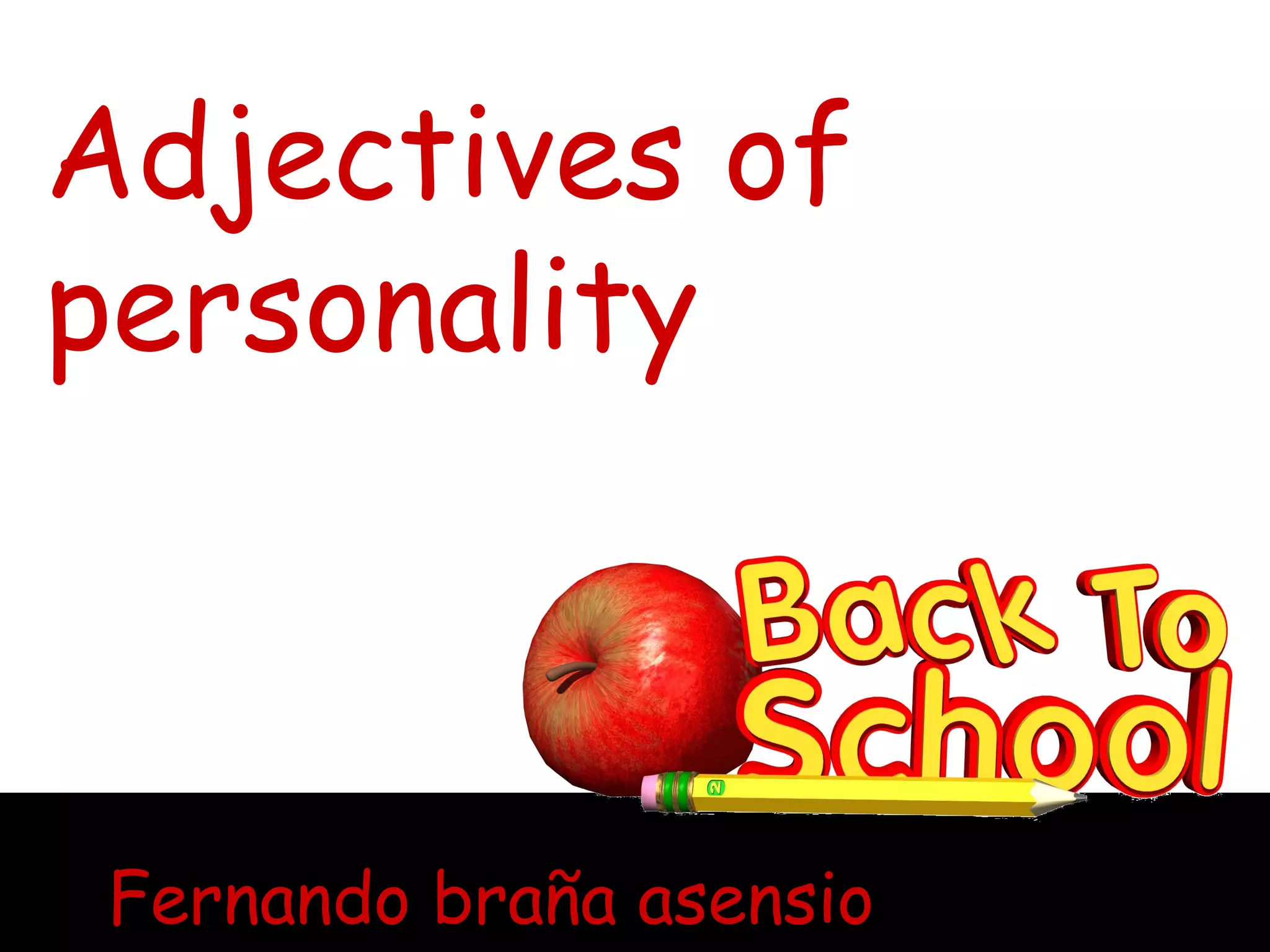 Adjectives of personality famous people-past simple | PPT
