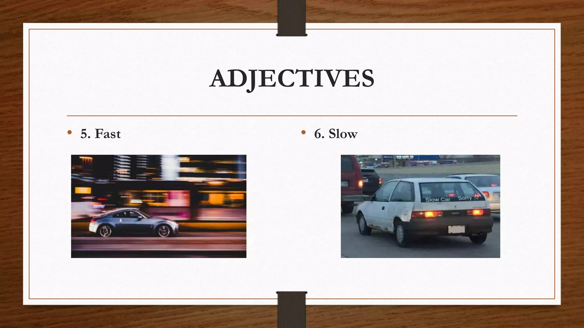 Adjectives plus exercises | PPTX