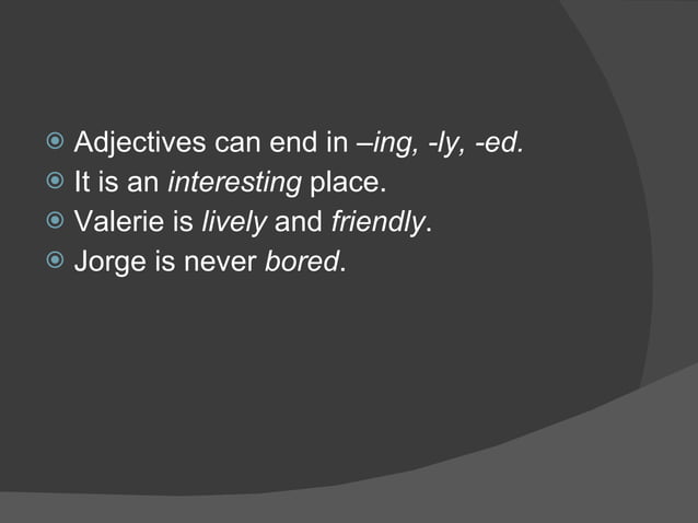 An Introduction to Adjectives | PPT