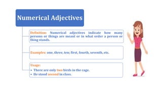 Adjectives - Definition, Types & Examples for Grade 7 | PPTX