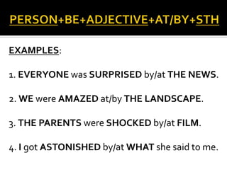 Adjectives + prepositions | PPTX