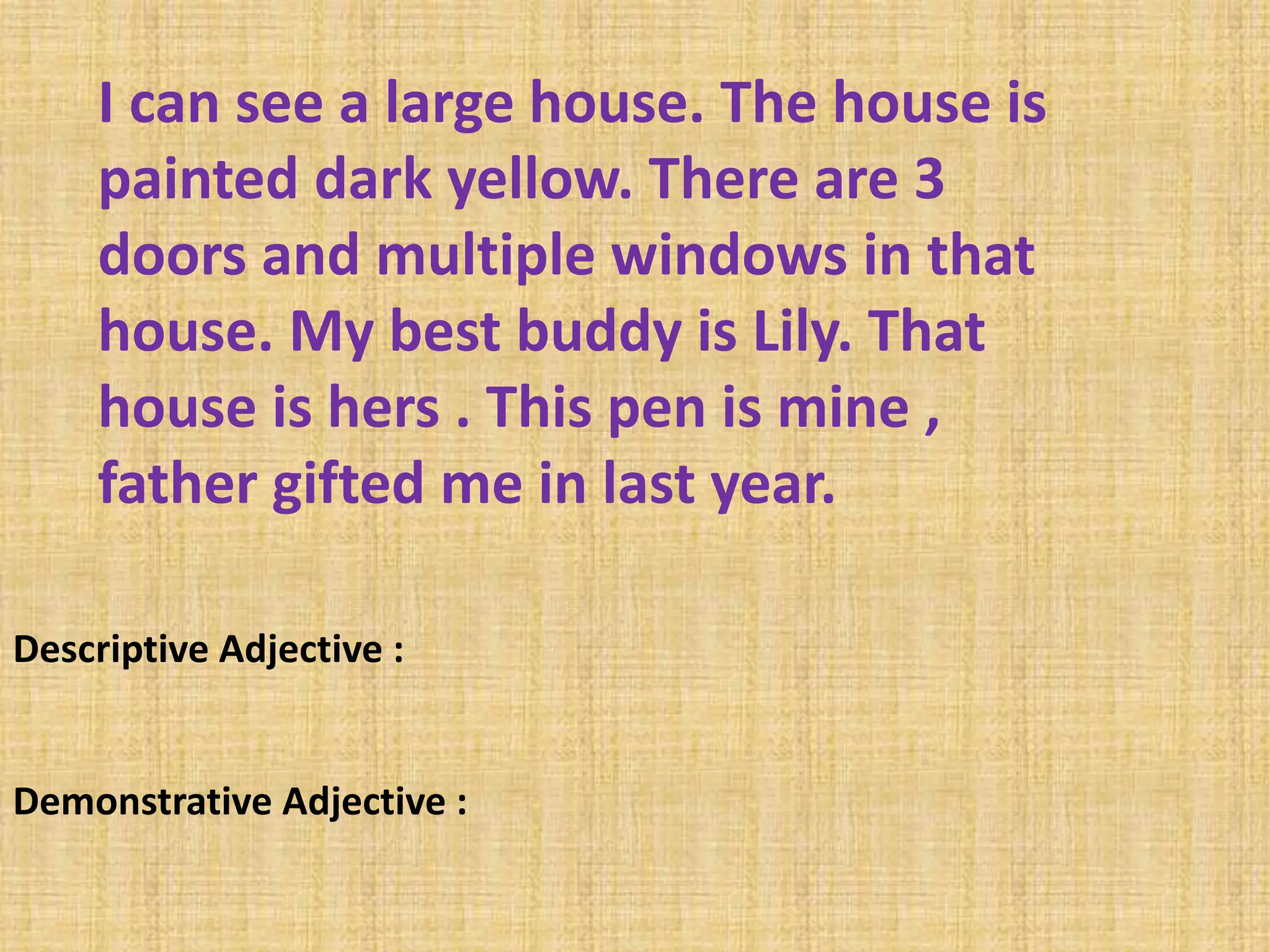 What is Adjective, Learn, Practice, enjoy | PPTX
