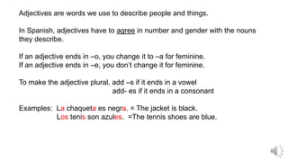 Adjectives review | PPTX