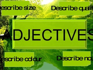 Adjectives Slides | PPS