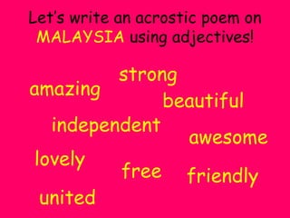 Adjectives slides | PPT